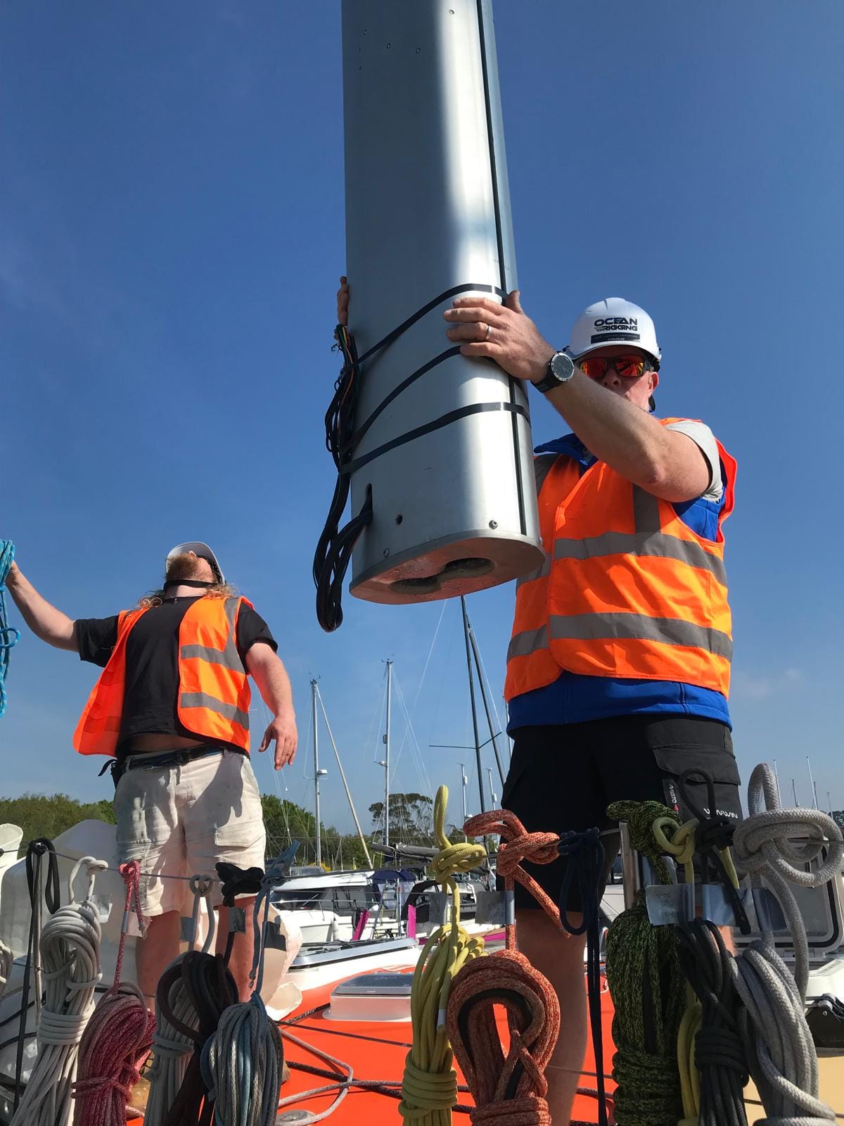 Famous Swan 65 lifted ashore | News | Lymington Yacht Haven