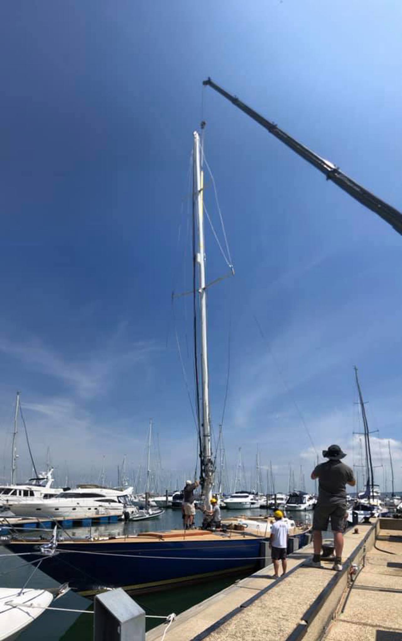 90ft Mast Step for Ocean Rigging